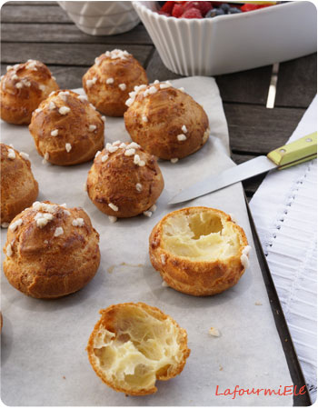 Choux chantilly aux fruits rouges ! - La Fourmi Elé