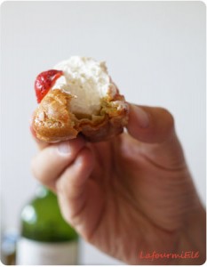 Choux chantilly aux fruits rouges ! - La Fourmi Elé