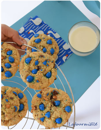 Le grand bleu et les tendres cookies fourrés choco-cahuètes ! - La ...